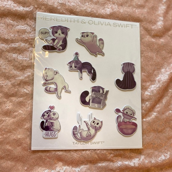Taylor Swift | Accessories | Taylor Swift Meredith And Olivia Stickers ...